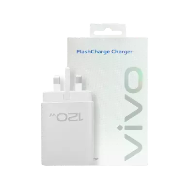 vivo 120W FlashCharge Adapter (*Adapter Only & Type-C to Type-C Port)